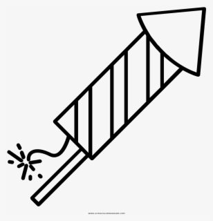 Firecracker Coloring Page - Fireworks , Free Transparent Clipart ...