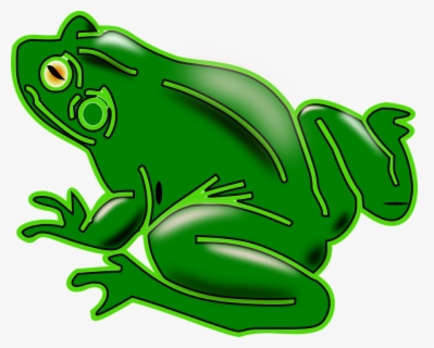 Australian Green Tree Frog Clip Art - Silhouette Tree Frog Clip Art ...