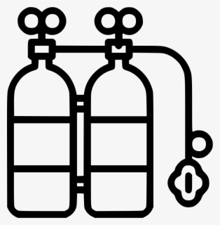 Vector Illustration Of Home Medical Oxygen Cylinder - Oxygen Tank ...
