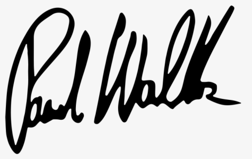 Transparent White Walker Png - Paul Walker Signature Sticker , Free ...