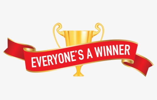 Winning Clipart Grand Prize - Everyone's A Winner Png , Free ...