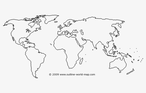 World Map Clip Art - World Map Black Outline , Free Transparent Clipart ...