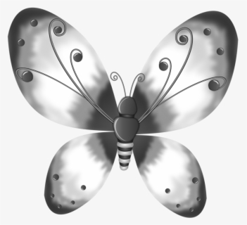 Silver Butterfly Clipart & Silver Butterfly Clip Art - Silver Butterfly ...