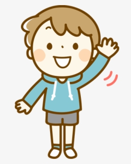 Waving Cartoon Kid - Ambitious Clipart , Free Transparent Clipart ...