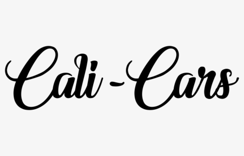 Classic Californian Cars - Calligraphy , Free Transparent Clipart ...