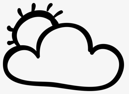 Clipart Sun Hand - Cloud Hand Drawn Png , Free Transparent Clipart ...