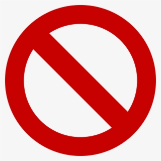 Ku Logo - Veto Sign Transparent , Free Transparent Clipart - ClipartKey