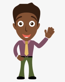 Cartoon Person Waving - Cartoon Person Png , Free Transparent Clipart ...