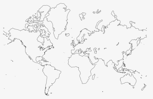 Missions Clipart World Atlas - World Map Outline 2018 , Free ...