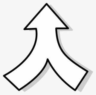 Useful For Developer Converging Arrows Clipart Bese64 - Two Arrows ...