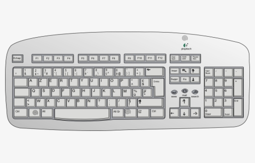 Clip Art Image Illustration - Computer Keyboard Clipart , Free ...