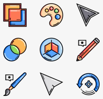 Fill Color Icon - Fill With Color Tool , Free Transparent Clipart ...