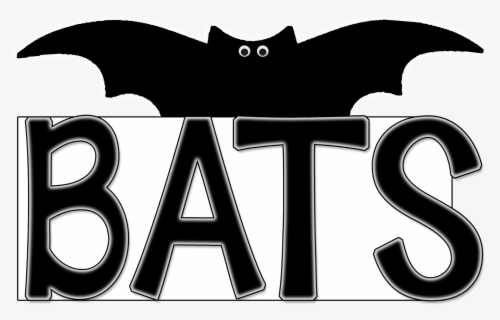 Bats And Spiders And More Oh My - Bats Word Clipart , Free Transparent ...