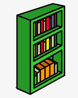 Green Bookcase Sprite - Bookcase Clipart , Free Transparent Clipart ...
