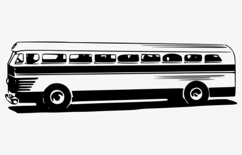 Free Bus Black And White Clip Art with No Background - ClipartKey