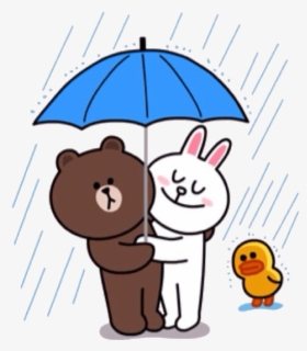 Line Friends Brown Sticker , Free Transparent Clipart - ClipartKey