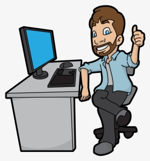 Computer Clipart , Transparent Cartoons - Transparent Background ...
