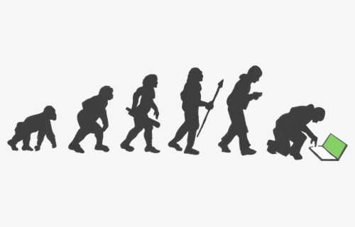 Human Evolution Vector , Free Transparent Clipart - ClipartKey