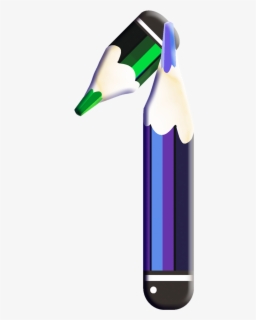 Pencil Clipart One - Pencil Number Clipart , Free Transparent Clipart ...