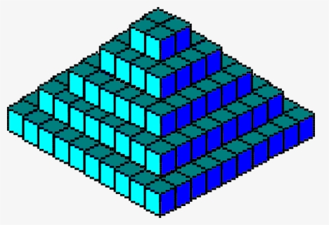 Pixel Piramide - Pixel Art Piramide , Free Transparent Clipart - ClipartKey