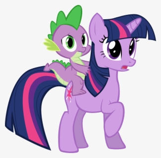 Twilight Vector Spike - My Little Pony Twilight Sparkle Spike Kissing ...