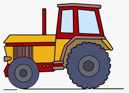 Transparent Tractor Silhouette Png - Tractor Drawing Png , Free ...