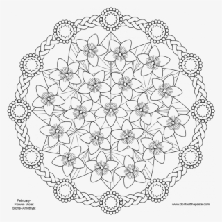 Spring Mandala Coloring Pages , Free Transparent Clipart - ClipartKey