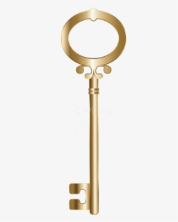 Transparent Gold Key Png - Golden Key Transparent Background , Free ...