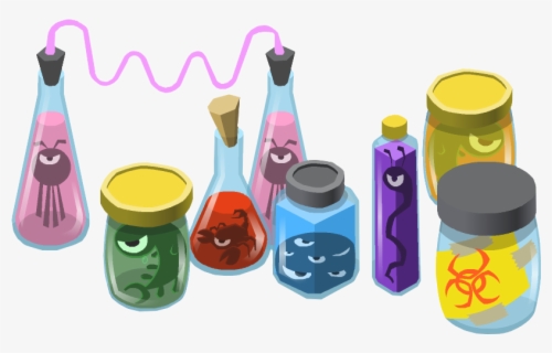 Clipart Green Science Bottle - Science Bottle Png , Free Transparent ...