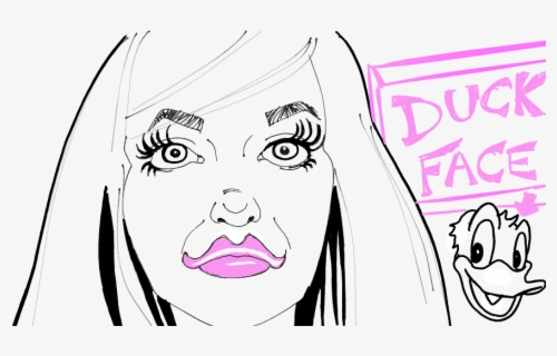 Transparent Duck Face Png , Free Transparent Clipart - ClipartKey