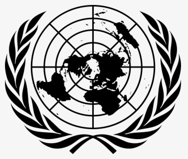 Download United Nations Logo Black And White - ClipartKey