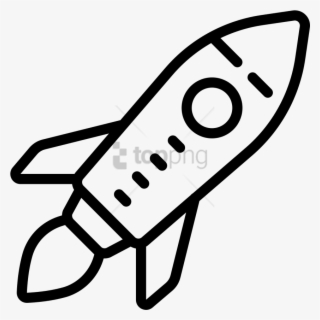 Clipart - Rocket Line Art , Free Transparent Clipart - ClipartKey