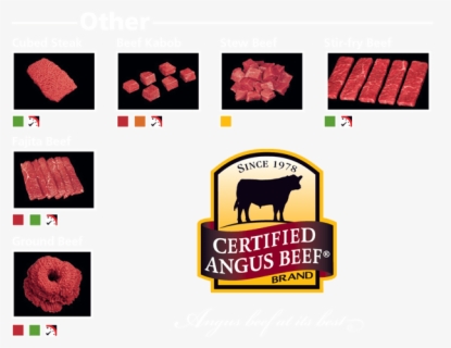 Transparent Angus Cow Clipart - Certified Angus Beef Logo Png , Free ...