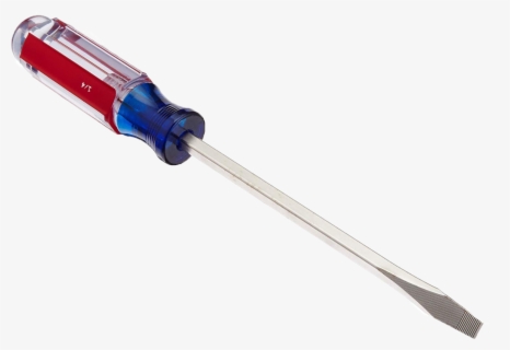 Screwdriver Png Free Background - Flat Head Slotted Screwdriver , Free ...