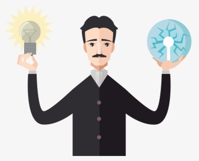 Nikola Tesla Clip Art , Free Transparent Clipart - ClipartKey