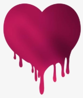Melting Heart Png Transparent Images - Melting Black Dripping Heart ...
