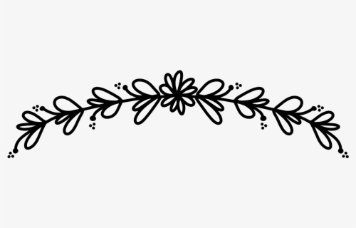 Floral Divider , Free Transparent Clipart - ClipartKey