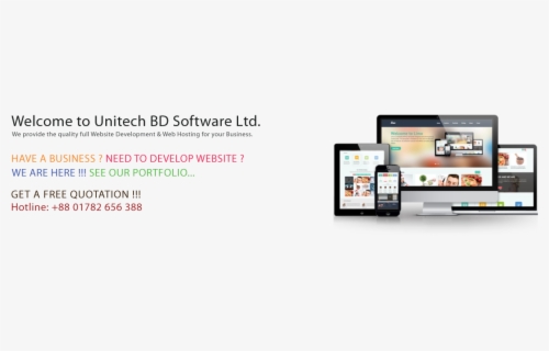 Png Unitech Website - Responsive , Free Transparent Clipart - ClipartKey