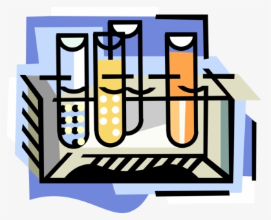 Vector Illustration Of Chemistry Laboratory Glassware - Gif Tubos De ...