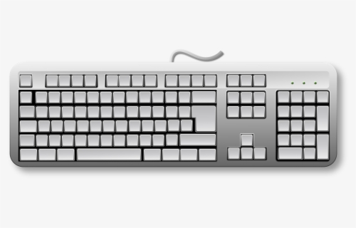 Keyboard Clipart Computer Component - Blank Keyboard Clipart , Free ...