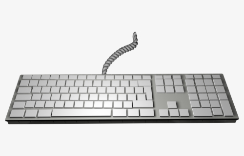 Computer Clipart Key - Transparent Background Keyboard Clipart , Free ...