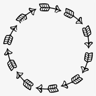 Arrows Arrowwreath Frame Border - Arrows Border , Free Transparent ...