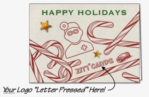 Doctor Logo Candy Canes - Happy Holidays Construction , Free ...