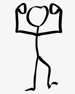 Stick Man Looking Up , Free Transparent Clipart - ClipartKey