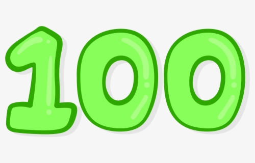 Free Number 100 Clip Art with No Background - ClipartKey