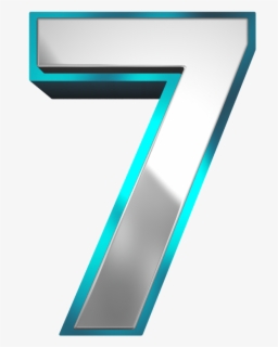 Elegant Vintage Number Seven Png Clip Art Image - Seven Number 3d Clip ...