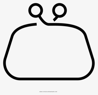 Coin Purse Coloring Page , Free Transparent Clipart - ClipartKey