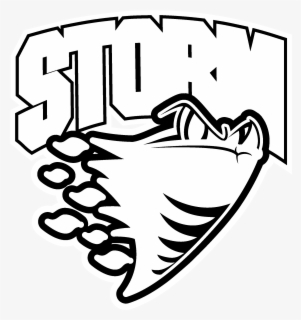 Guelph Storm Logo Black And White Clipart , Png Download - Saskatchewan ...