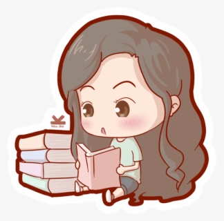 Chibis Drawing Beginner - Chibi Studying , Free Transparent Clipart ...