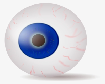 Eyeball Blue Realistic - Human Eyeball Transparent Background , Free ...